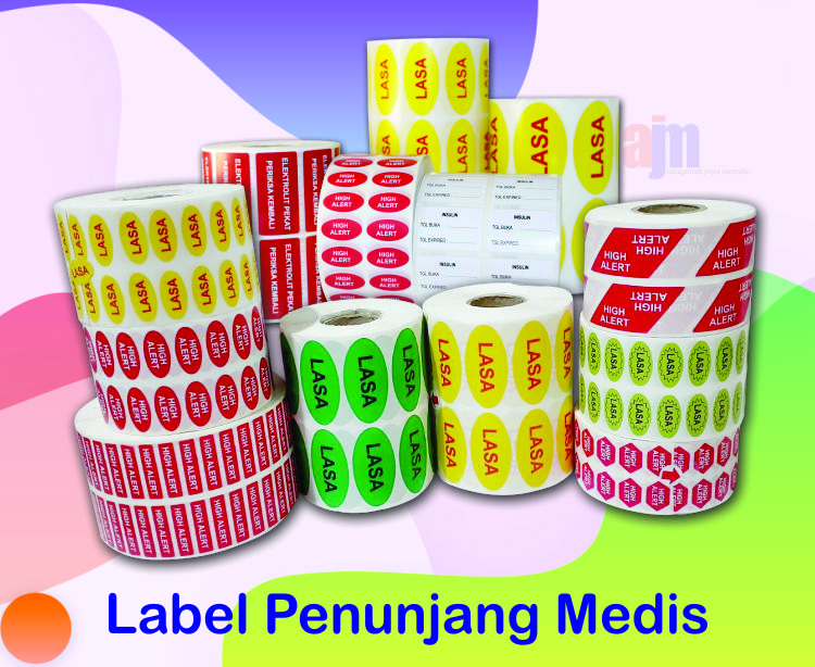 Label Penunjang Medis | CV. Anugerah Jaya Mandiri